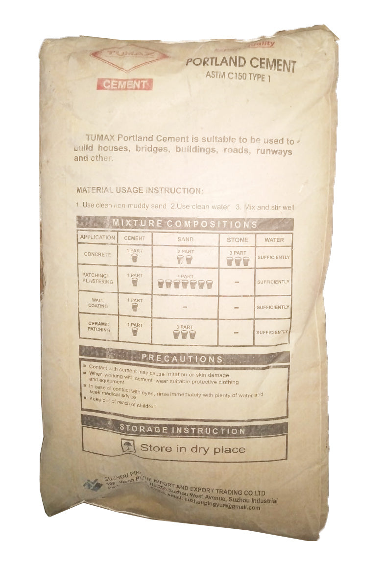 Tumax Portland Cement Type I 40kg/Bag – Teck Huat Enterprise Pte Ltd